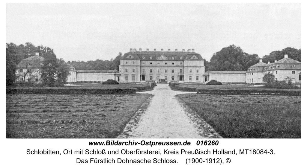 Bildarchiv Ostpreußen, Schlobitten, Das Fürstlich Dohnasche Schloss