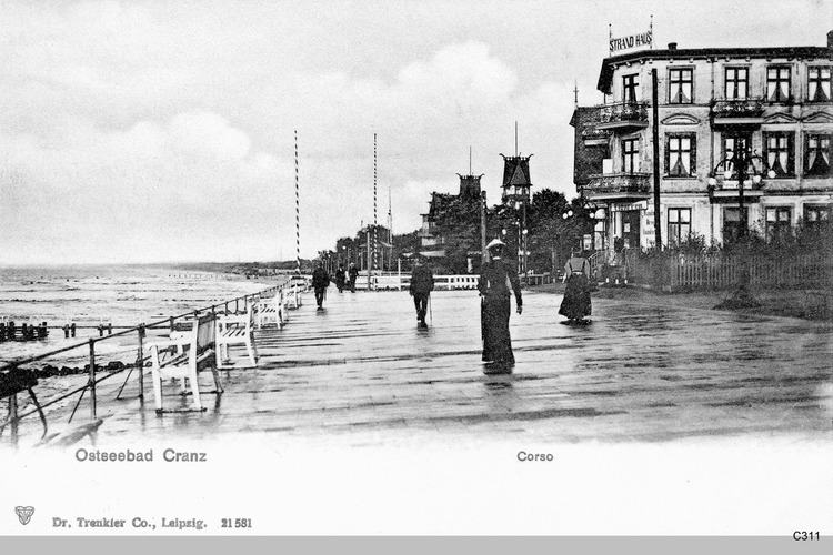 Picture library East Prussia, Cranz, Corso