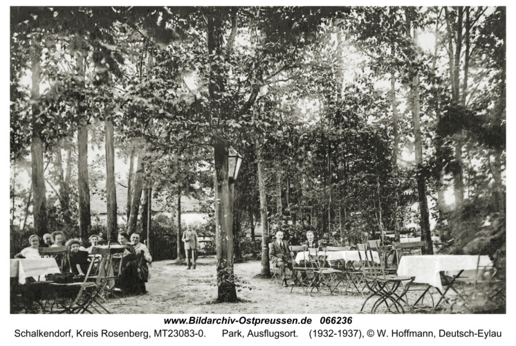 Bildarchiv Ostpreußen, Schalkendorf, Park, Ausflugsort