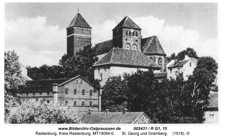 Bildarchiv Ostpreußen, Rastenburg, St. Georg und Mühlenwerke