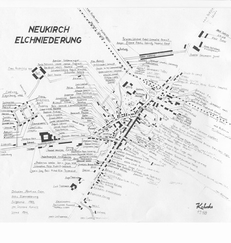 Bildarchiv Ostpreußen, Neukirch, Ortsplan