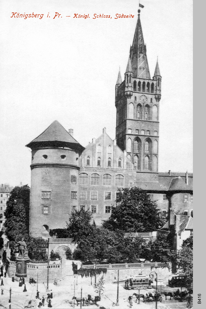 Bildarchiv Ostpreußen, Königsberg, Schloß Südseite